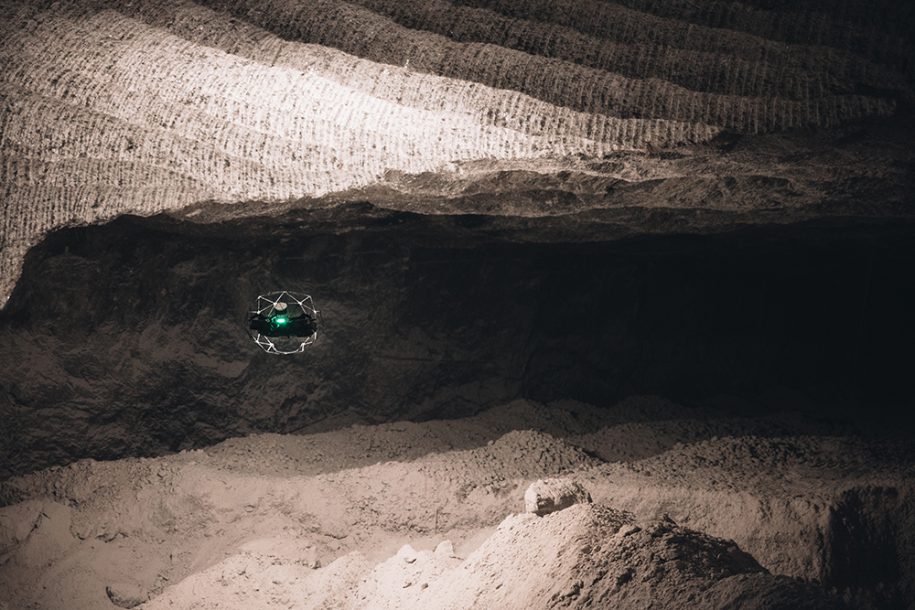 Monitoring Ore Pass Pertambangan dengan Drone Elios 3 - Halo Robotics